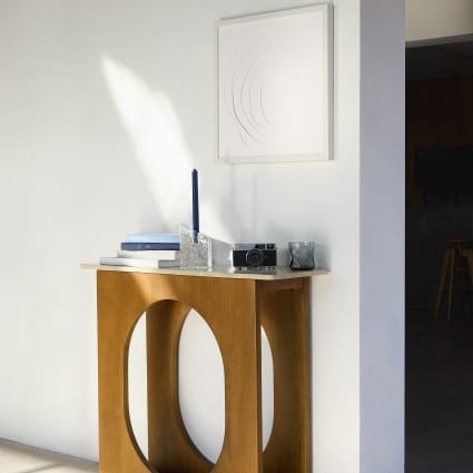 Vaso ancho de vidrio gris Cassiopea | Maisons du Monde