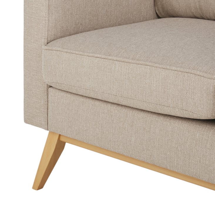 2-Sitzer-Sofa im skandinavischen Stil, beige meliert Brooke | Maisons ...