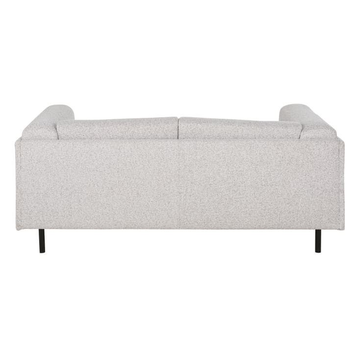 2-zits bank van lichtgrijs gemêleerd geweven textiel Nemo | Maisons du ...