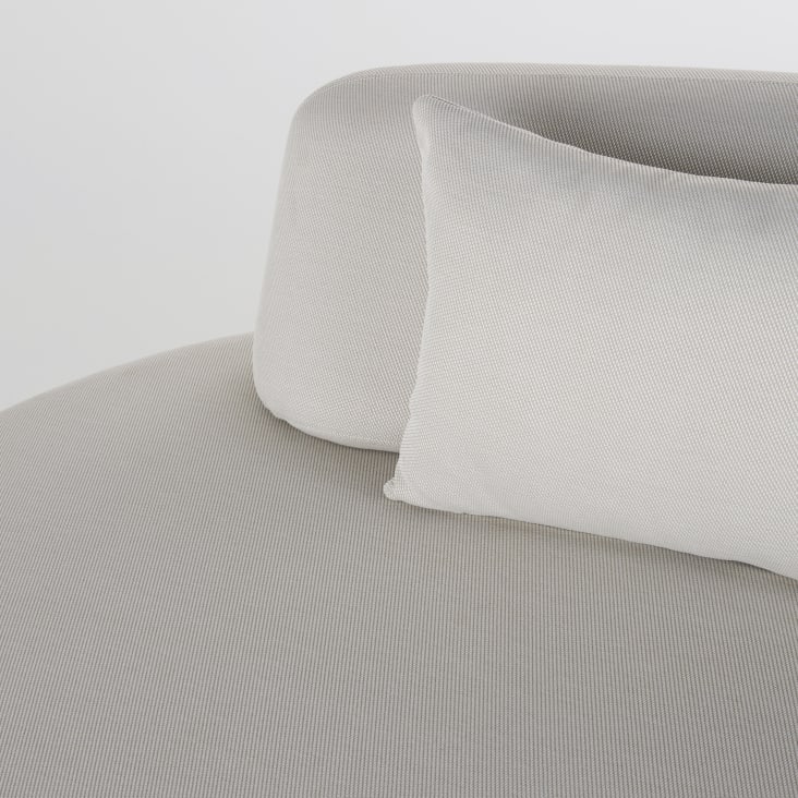 3/4-Sitzer-Garten-Sofa aus Olefinfaser in perlgrau Lazaro | Maisons du ...