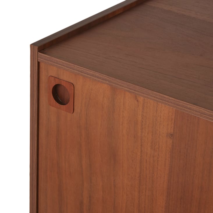 Aparador horizontal vintage com 3 portas em castanho Griffith | Maisons ...