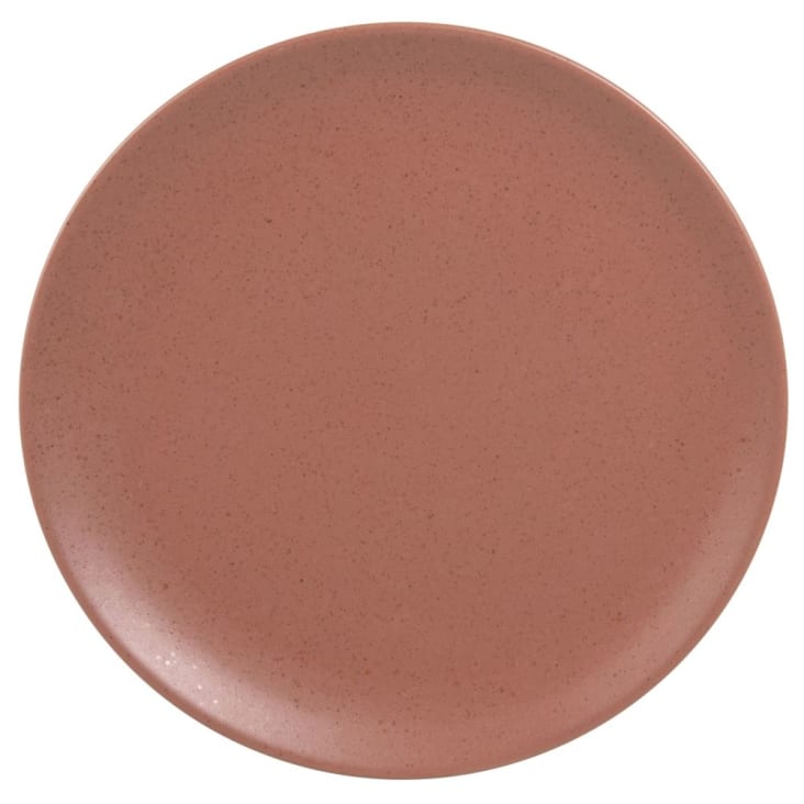 Assiette plate en faïence marron AUSTRIA | Maisons du Monde