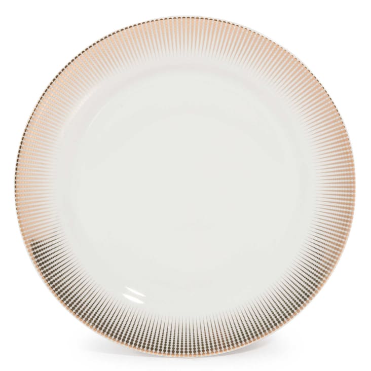 Assiette plate en porcelaine Versailles | Maisons du Monde
