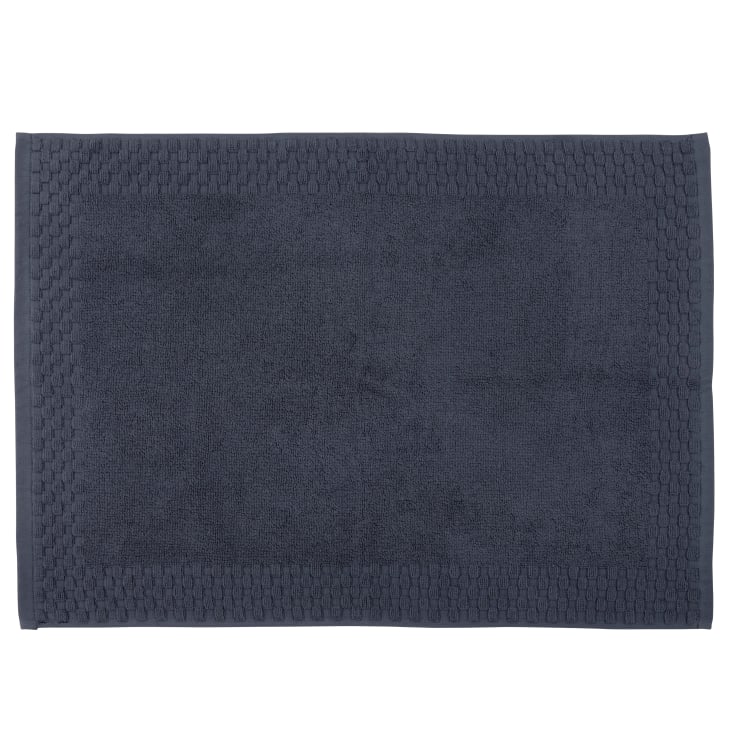 Badmat van biologisch katoen donkerblauw 50x70 | Maisons du Monde