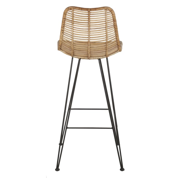 Barhocker Aus Rattan