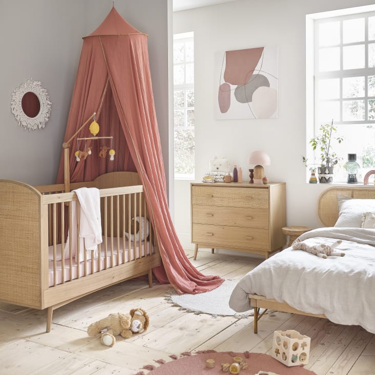 Betthimmel für Babys, terrakotta mit Goldverzierung Malaga | Maisons du ...
