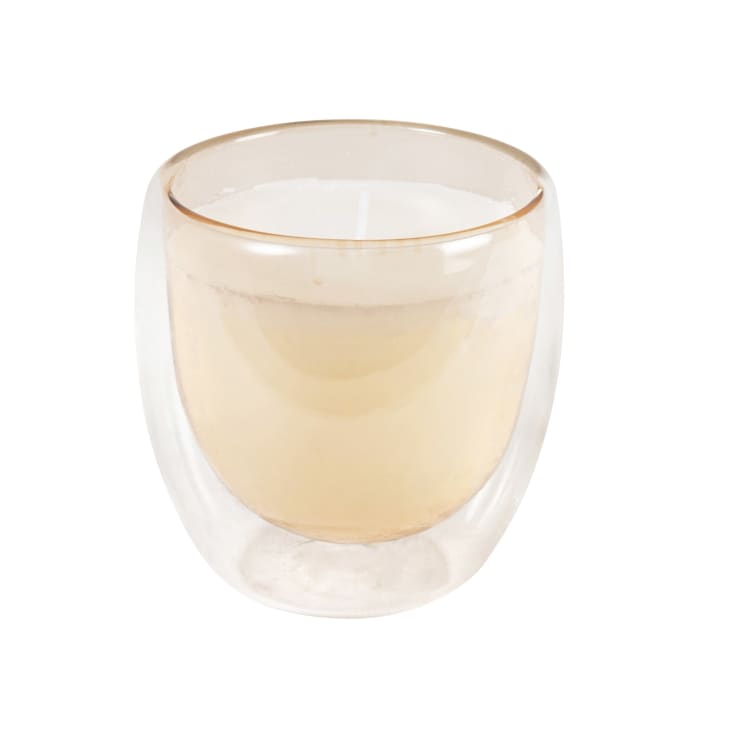 Bougie parfumée en verre double fond transparent Eden | Maisons du Monde