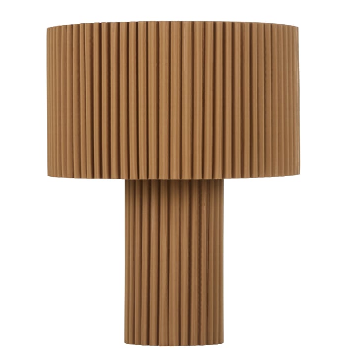 Bruin geplooide lamp Linoa | Maisons du Monde