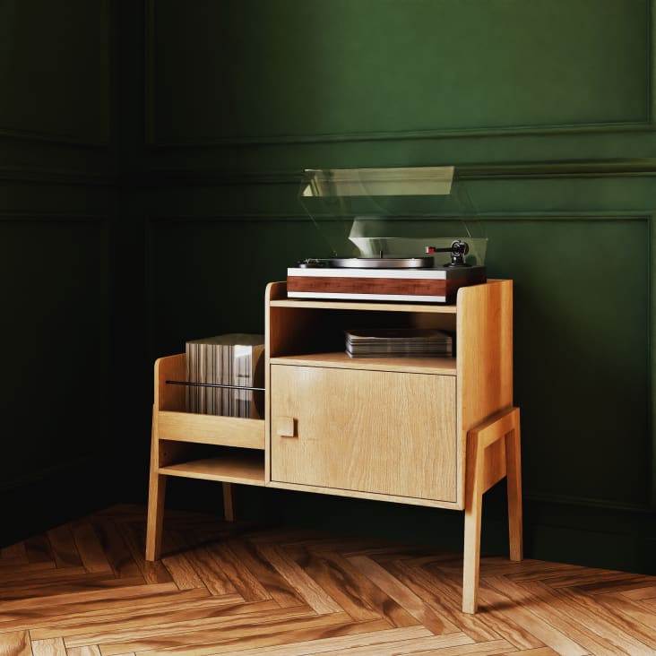 Seconde chance - Buffet vinyle 2 niches Perth - Bon état | Maisons du Monde