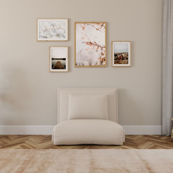 Canapé clic-clac 1 place beige Hallen | Maisons du Monde