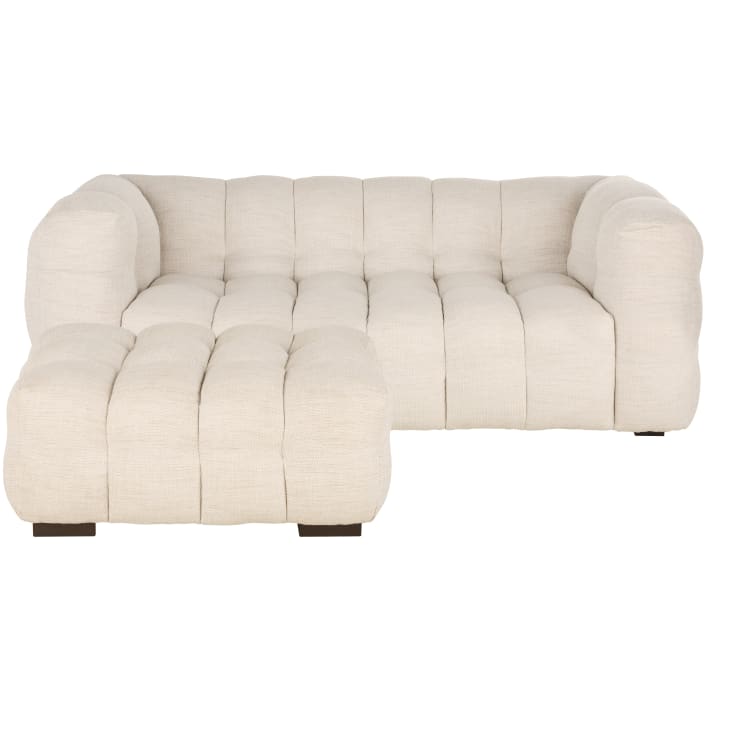 Canapé nuage 2 places beige sable Lilo | Maisons du Monde
