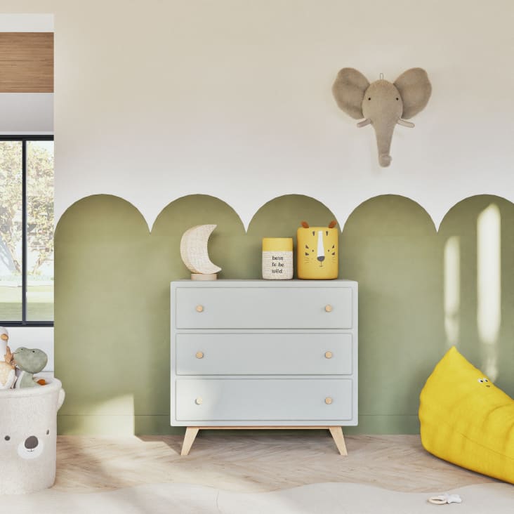 Candeeiro de mesa com forma de lua bege OIA | Maisons du Monde