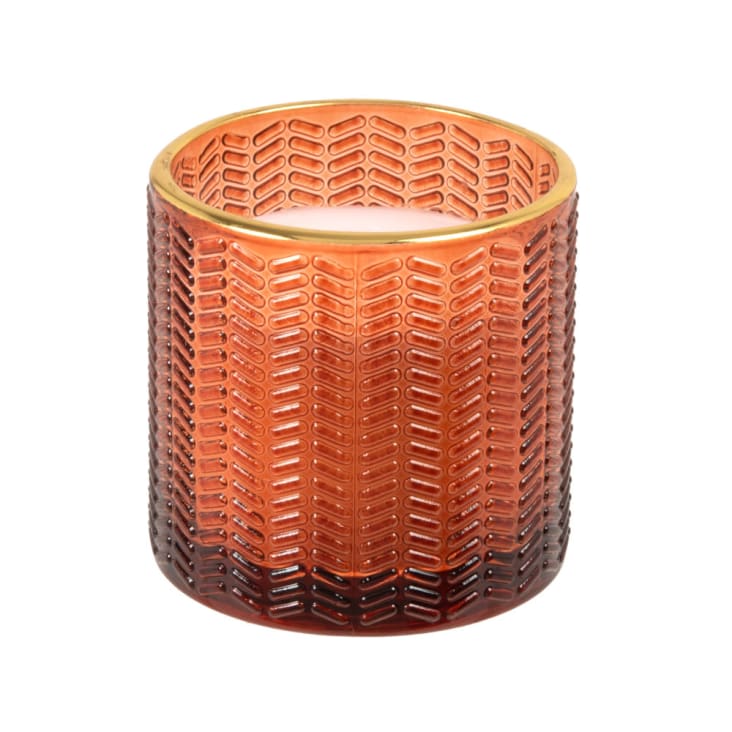 Candela profumata in vetro color terracotta 7x7 COLORAMA | Maisons du Monde