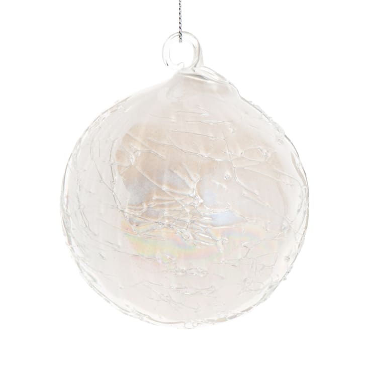 Christbaumkugel aus Glas, geriffelt, mehrfarbig | Maisons du Monde Christbaumkugel aus Glas, geriffelt, mehrfarbig | Maisons du Monde