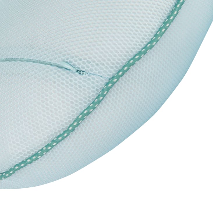 Cojín redondo azul claro con cordón D38 cm Perrine | Maisons du Monde