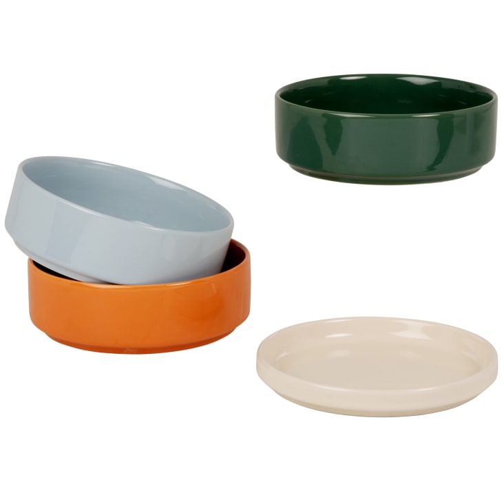 Coupelles apéritives rondes en céramique multicolore (x4) Isla ...