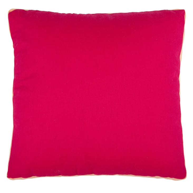 Coussin rose framboise écrasée 40x40 COVELO | Maisons du Monde
