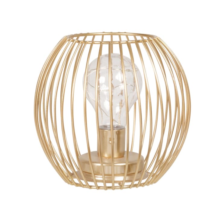 Decoração luminosa em metal dourado Jussel | Maisons du Monde