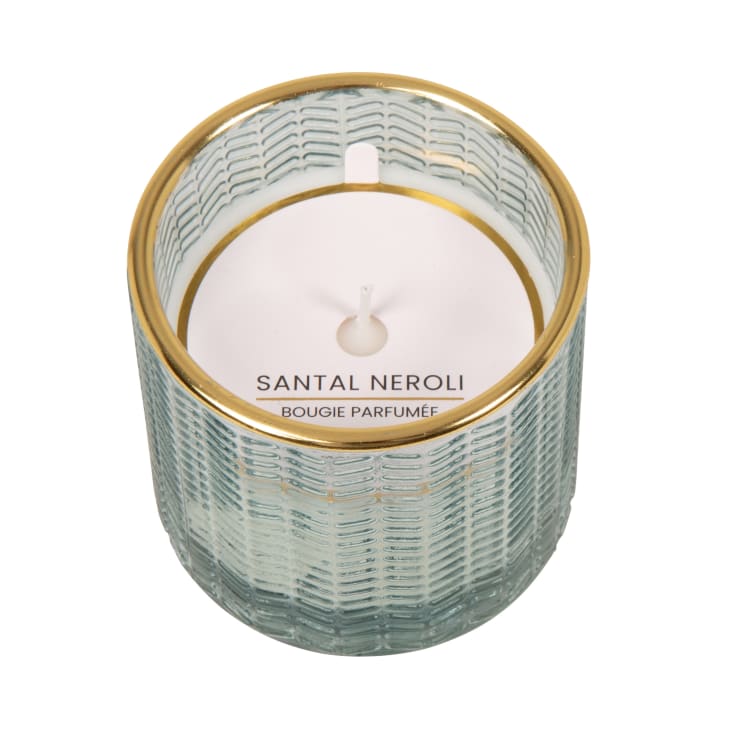 Duftkerze aus Glas, hellblau 7x7cm Colorama | Maisons du Monde