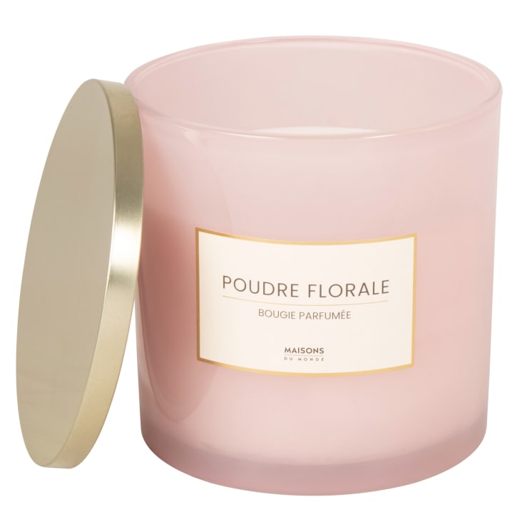 Duftkerze aus Glas, rosa 15x15cm Colorama | Maisons du Monde