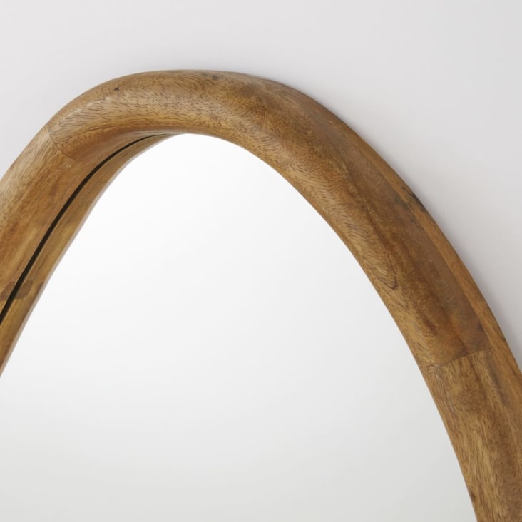 Espejo ovalado de madera de mango 70 x 120 BELDI | Maisons du Monde