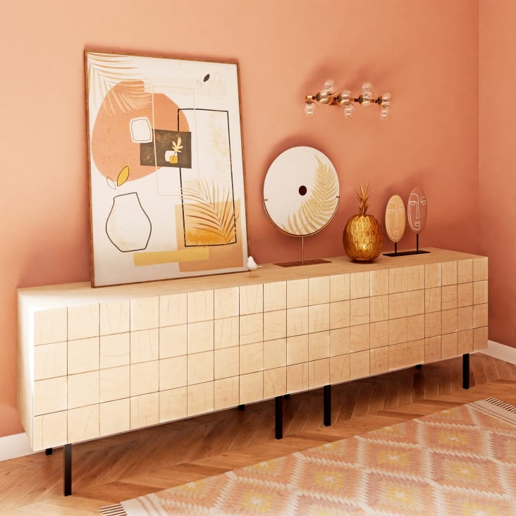 Figura de piña de metal dorado Alt.40 AVERY | Maisons du Monde