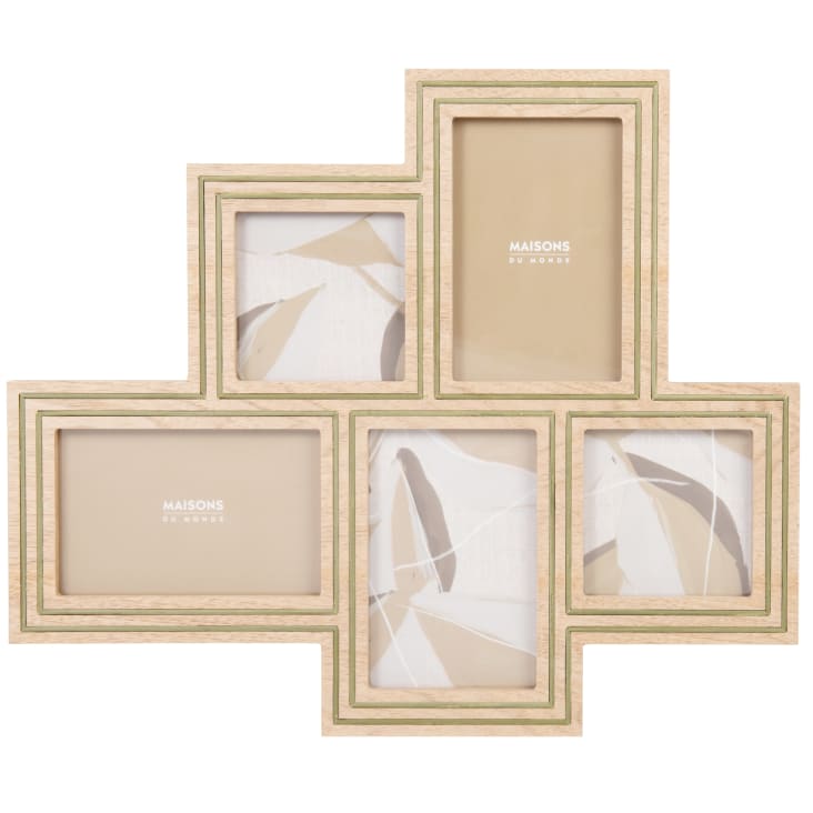 Fotokader voor 5 foto's, tweekleurig, 42 x 36 cm ALBANE | Maisons du Monde