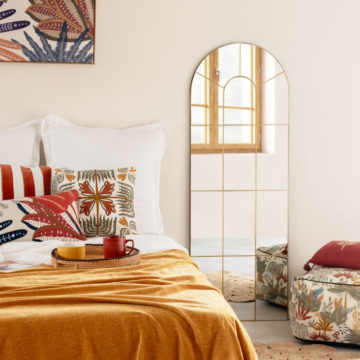 Gebogen raamspiegel, 50 x 141 cm | Maisons du Monde