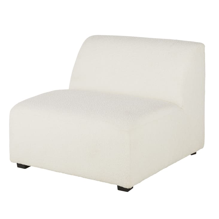 Gebroken witte zetel zonder armleuning Virgile | Maisons du Monde