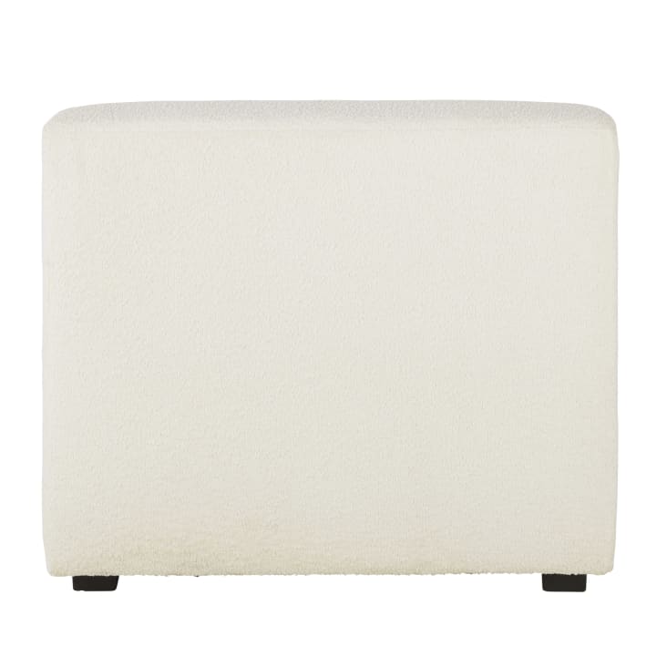 Gebroken witte zetel zonder armleuning Virgile | Maisons du Monde