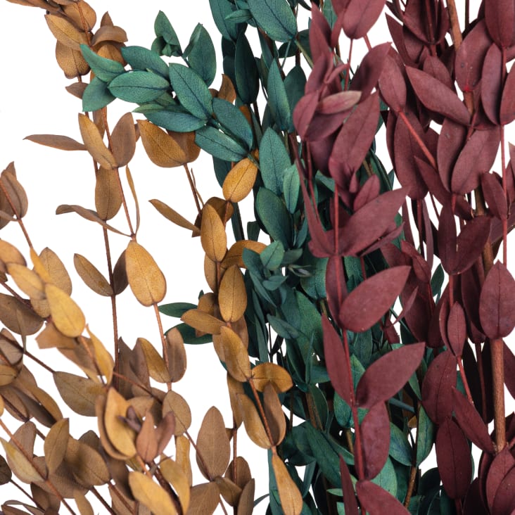 Gedroogd bloemenboeket in groen, geel en rood Sira | Maisons du Monde