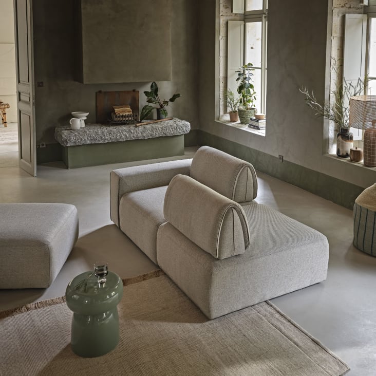 Gemêleerd grijze omkeerbare armleuning voor modulaire zetel Astus ...