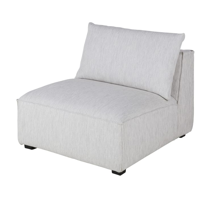 Gemêleerd lichtgrijs element voor modulaire zetel Falkor | Maisons du Monde