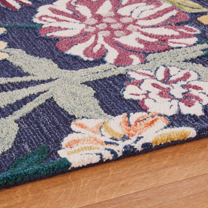 Getuft tapijt met multikleurig bloemenmotief 160x230 Melissa | Maisons ...