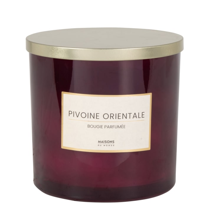 Geurkaars in glas, paars Colorama | Maisons du Monde