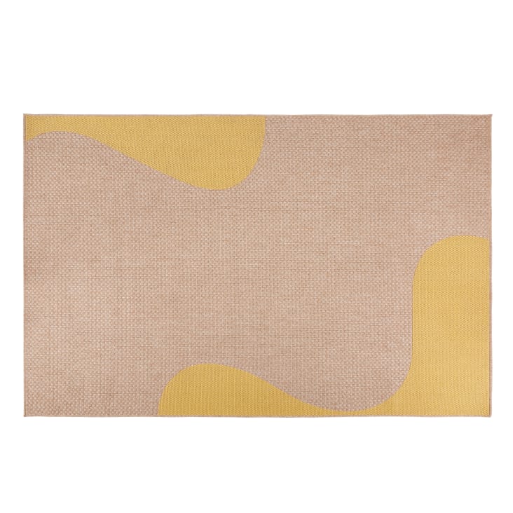 Geweven buitenkleed met tweekleurige patronen 180x270 Perez | Maisons ...