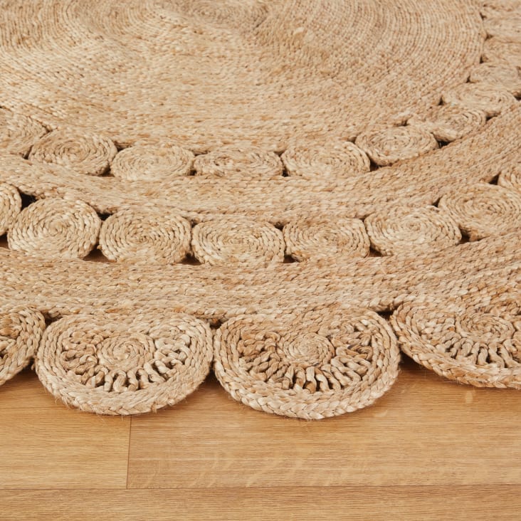 Geweven rond tapijt van jute, ∅ 200 cm MARNOLA | Maisons du Monde