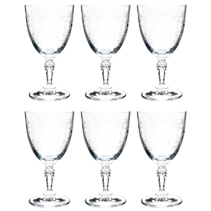 Glass VERSAILLES water glass Versailles | Maisons du Monde