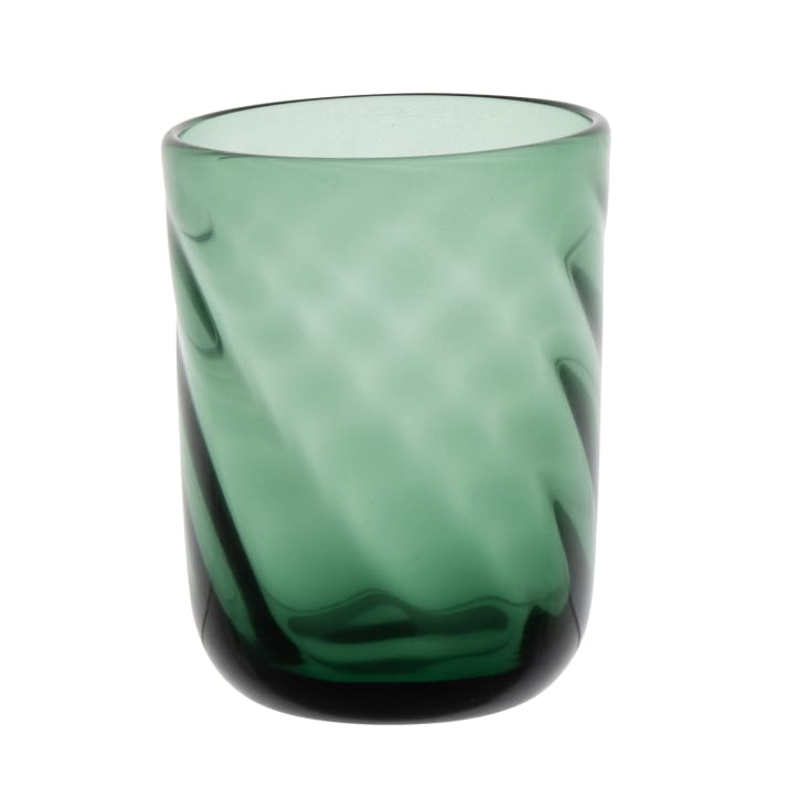 Gobelet en verre bleu vert Norfolk | Maisons du Monde