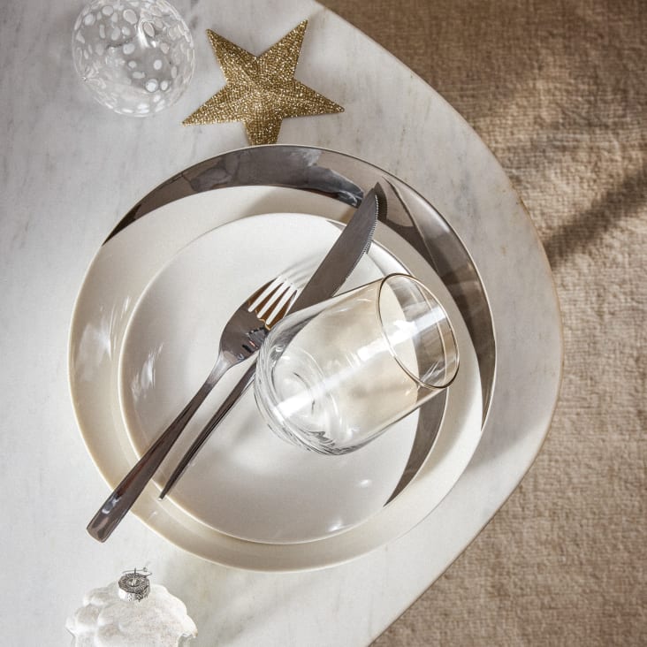 Gobelet en verre dégradé transparent et ambre brillant HARMONY ...