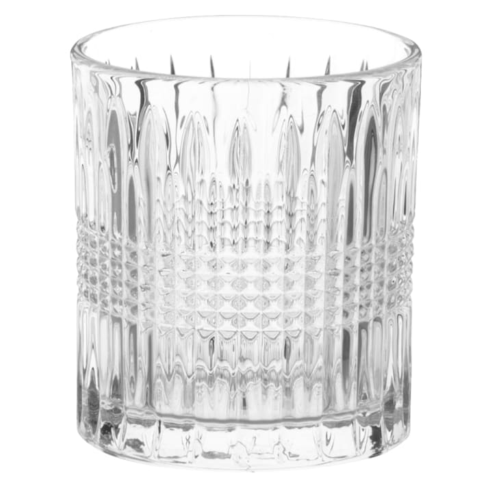 Gobelets à whisky en verre (x2) et support en bois d'acacia | Maisons du Monde