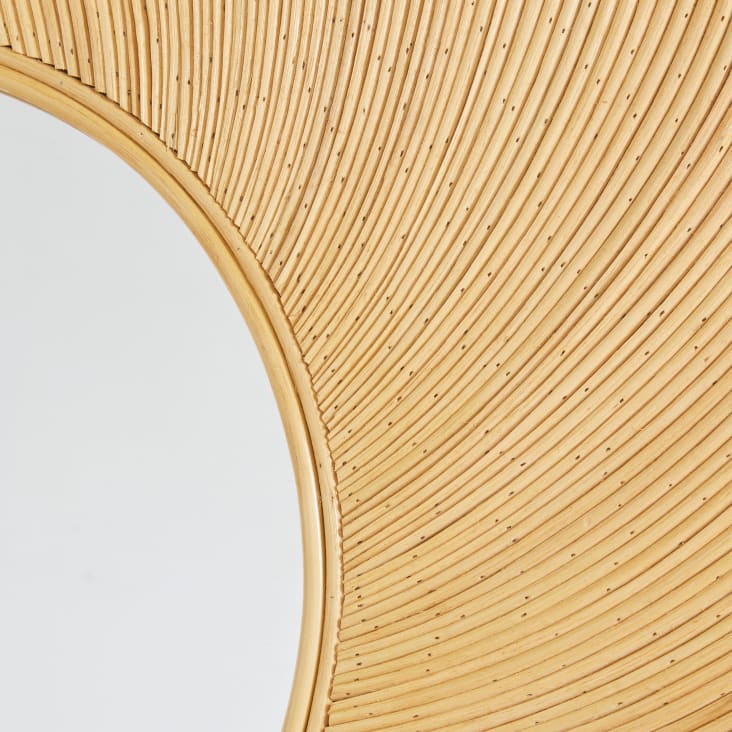 Grand miroir rond en rotin D110 Marsa | Maisons du Monde