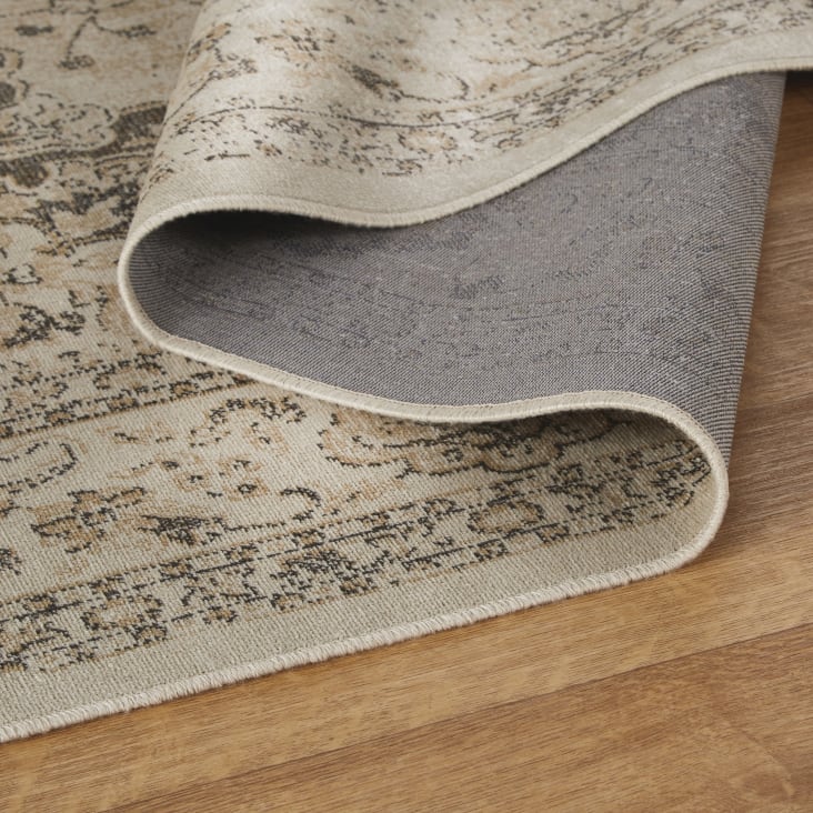 Groot geweven jacquard tapijt in oosterse stijl, beige, 200 x 300 cm ...