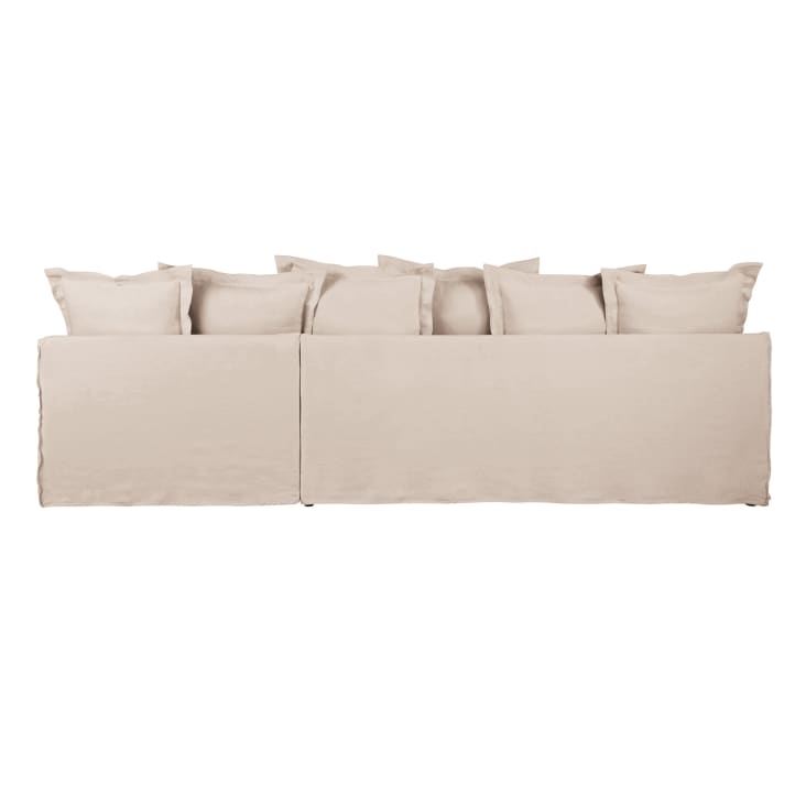 Hoekzetel van linneneffect met rechtse armleuning en 4/5 zitplaatsen ...