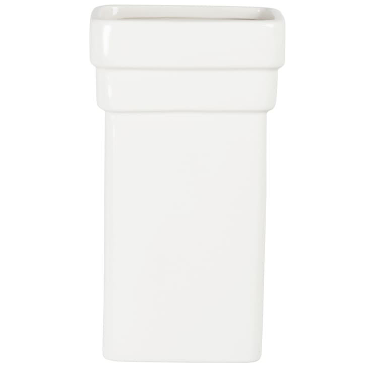 Jarrón de gres blanco roto Alt. 25 cm Lynn | Maisons du Monde