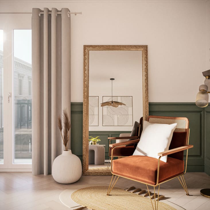 Jarrón grande de dolomita color crudo, alt. 40 SARTENE | Maisons du Monde