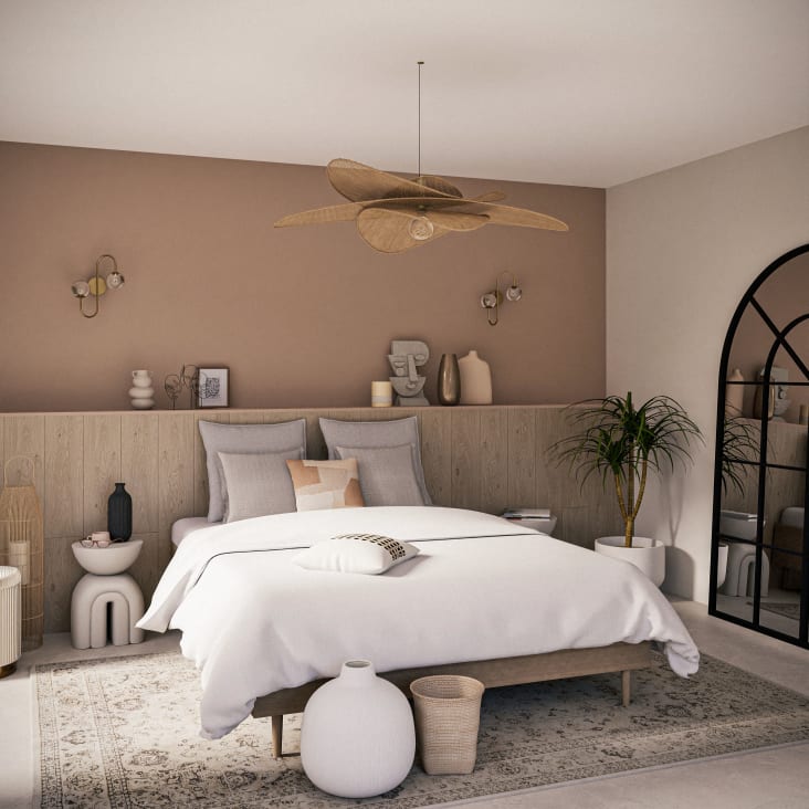 Jarrón grande de dolomita color crudo, alt. 40 SARTENE | Maisons du Monde