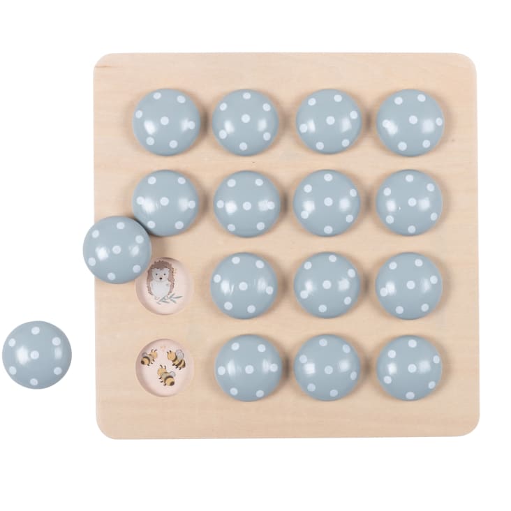 Jeu de memory motifs forêt blanc et vert d'eau Oulanka | Maisons du Monde