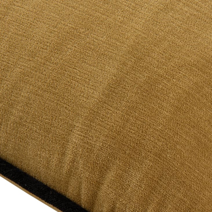 Kissen aus weichem Stoff, ockerfarben Molière | Maisons du Monde