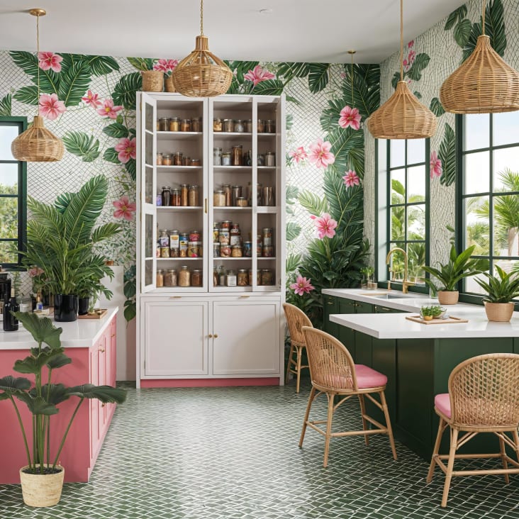 Kunstplant in pot van plantaardige vezels ANTHONIN | Maisons du Monde